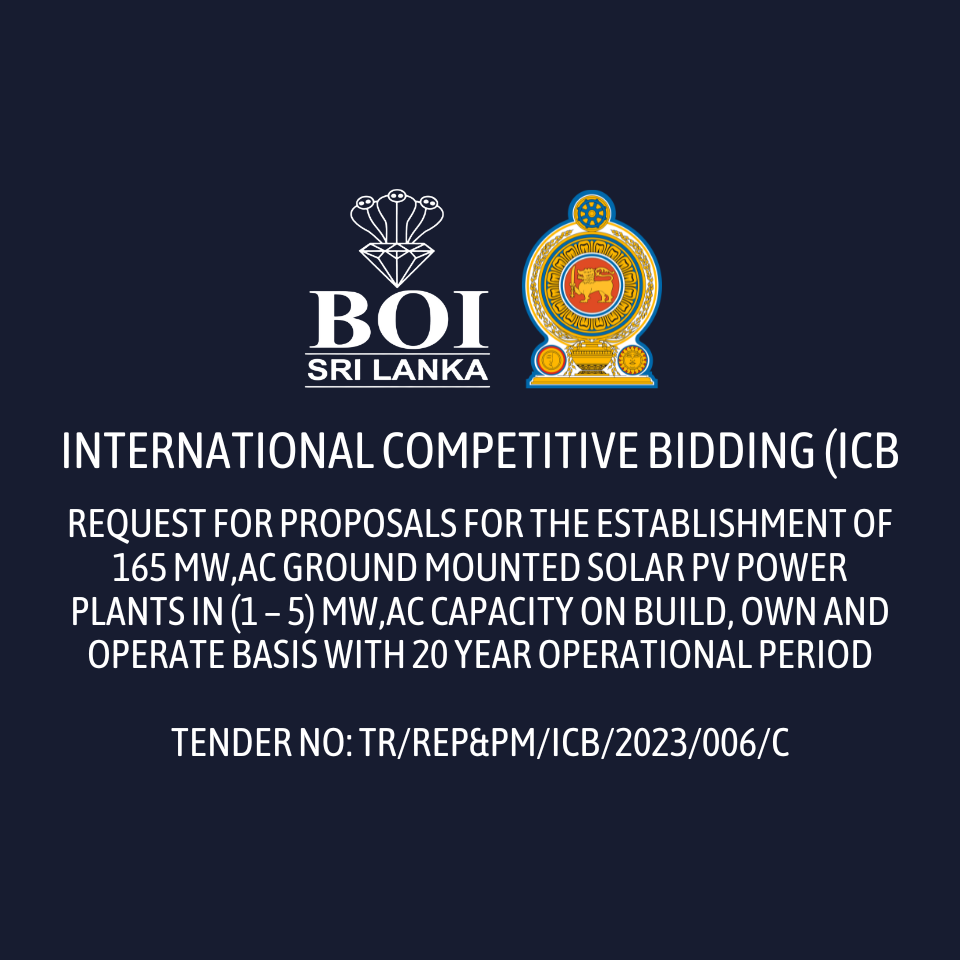 BOI Adverts – Investment Opportunities – Board of Investment of Sri Lanka
